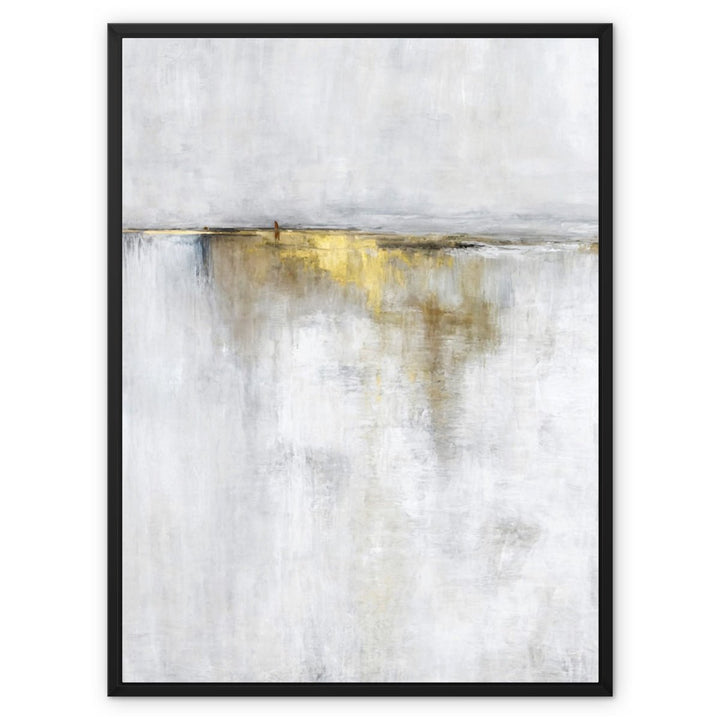 Minimalist Gray - Abstract Canvas Print by doingly | Art Prints