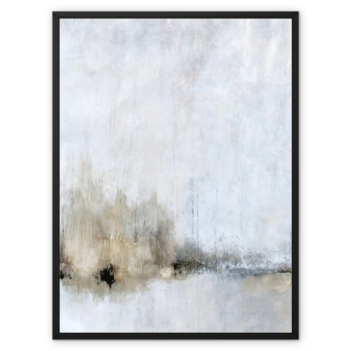 Minimalist Gray - Abstract Canvas Print by doingly | Art Prints