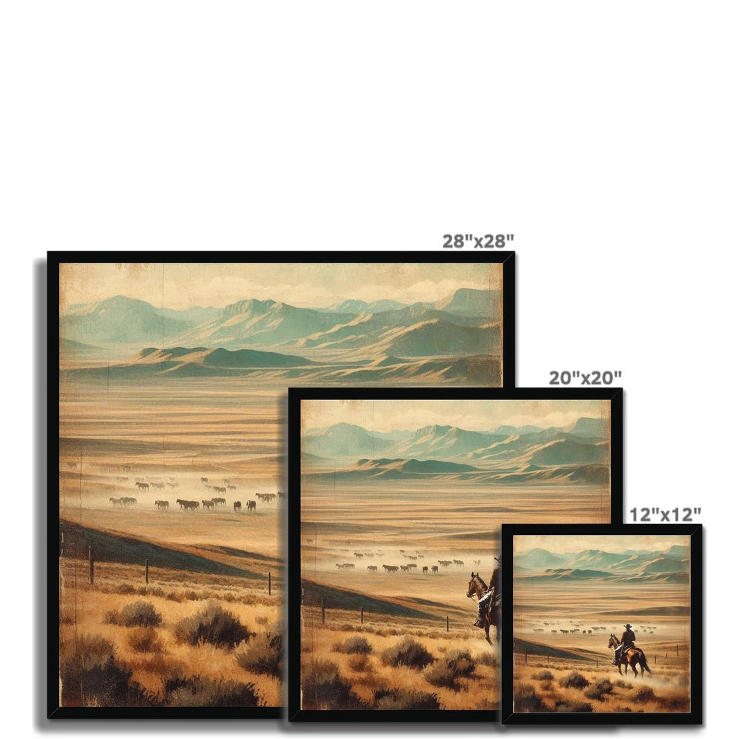 Open Range - New Framed Print by doingly | Art Prints