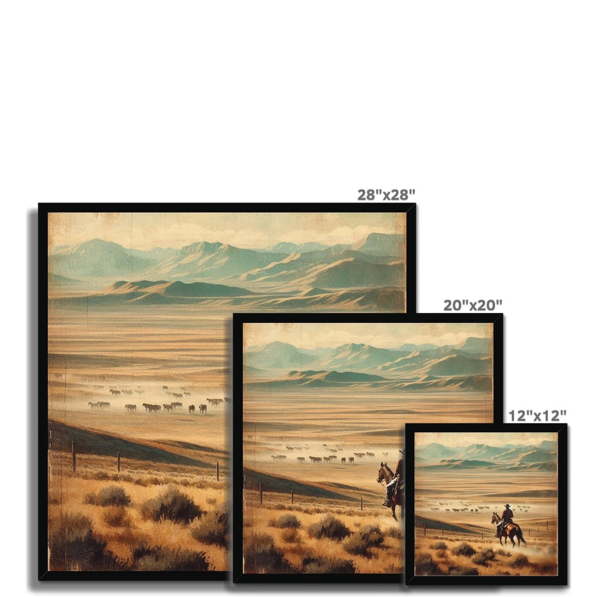 Open Range - New Framed Print by doingly | Art Prints